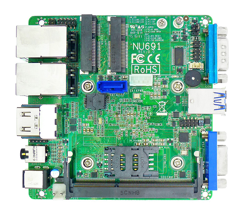 Jetway JNU691-3455 Intel Celeron J3455 Processor Quad-Core | 1.50 GHz 2 ...