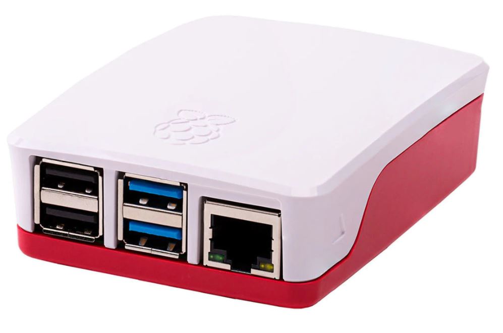 Raspberry Pi 4 Case | Red/White