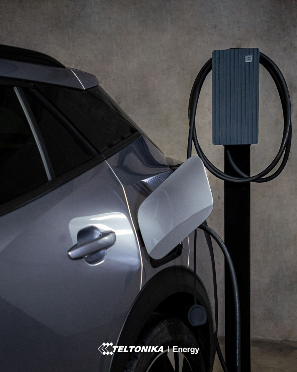 Teltonika Energy TeltoCharge EV Charger | 240 V 7.4 kW Wi-Fi/BLE | Grey ...