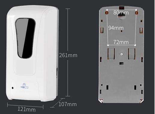 Dingtek SW-DF200-US915 LoRaWAN Soap-Dispenser Level Sensor