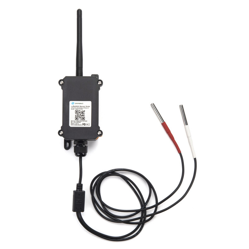 Dragino LSN50v2-D22 LoRaWAN Outdoor Temperature Sensor | 2 Probes