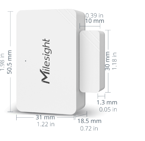 Milesight WS301 LoRaWAN Magnetic Contact Switch | WS301-915M