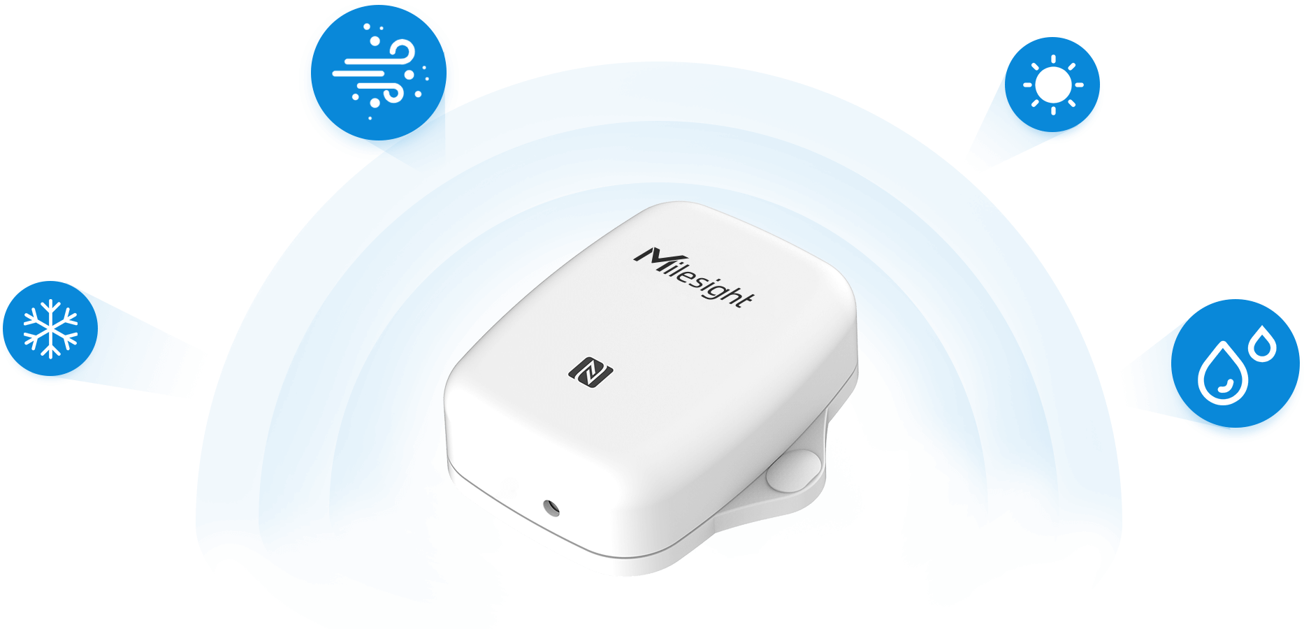 Milesight EM300 LoRaWAN Temp/Humidiy Sensor | EM300-TH-915M