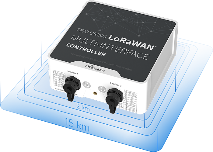 Milesight UC501 LoRaWAN IoT Controller | Solar-Powered Rechargeable Battery | UC501-915M | US-915