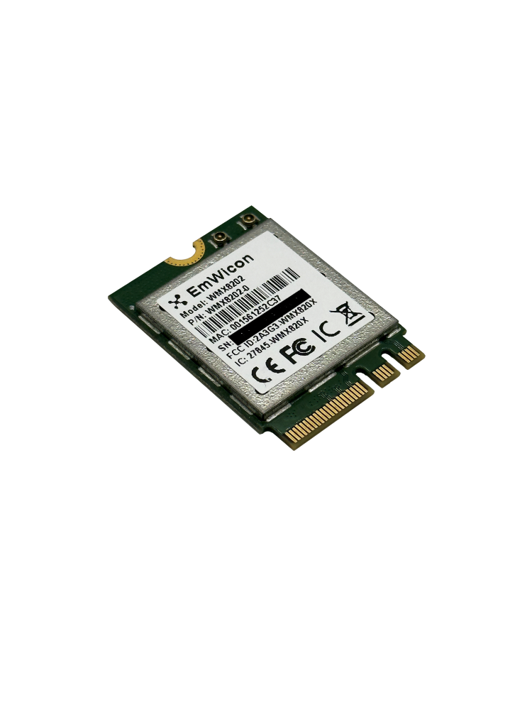 EmWicon WMX8202 M.2 (2230) E Key | 802.11be (Wi-Fi 7) + BT | 2 2 ...