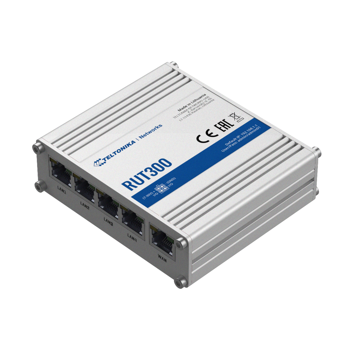 Teltonika RUT300 Industrial Ethernet Router | RUT300000100