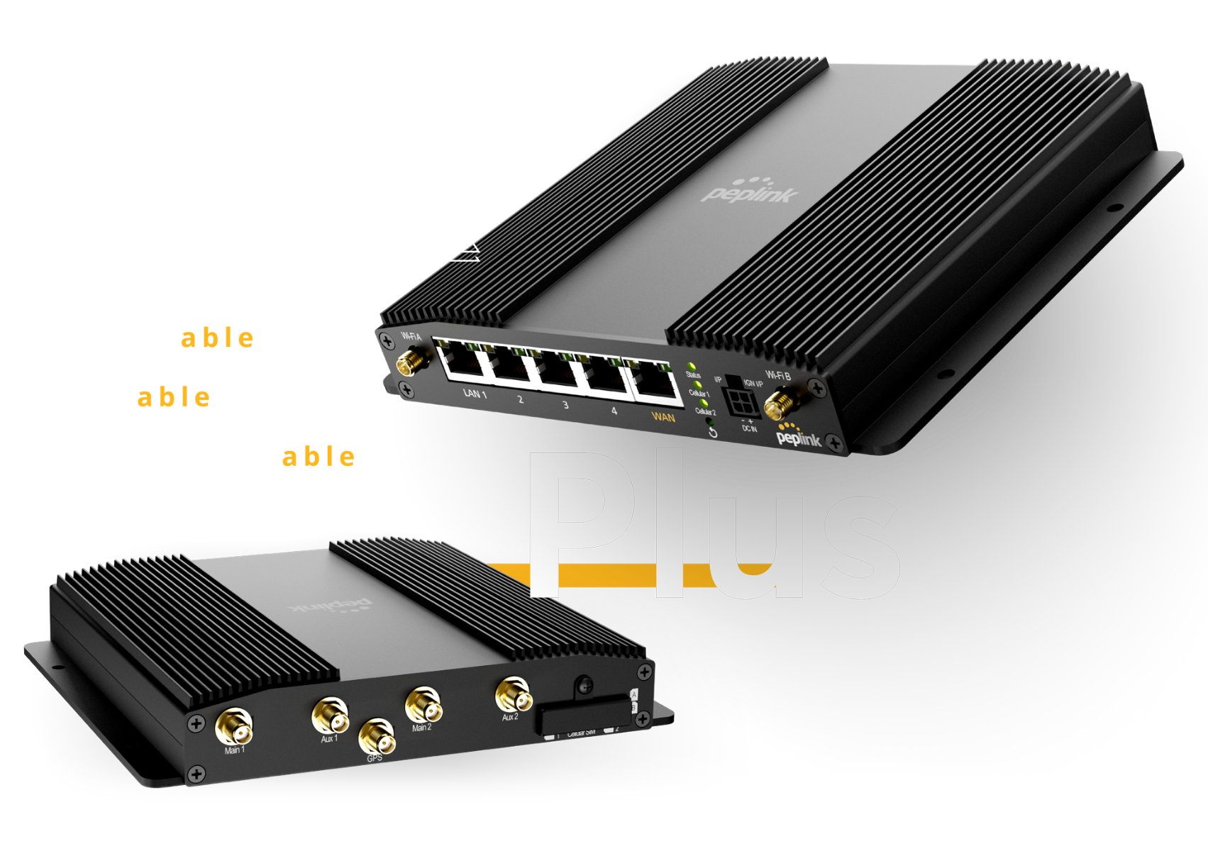 Peplink UBR Plus 4G LTE Cat 7 Router | UBR-PLUS-LTEA-US-T-PRM | North ...