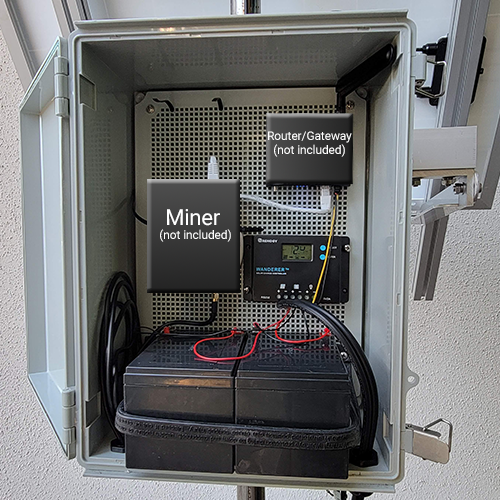 SensorWorks LoRa/LPWAN Solar Kit with 100W Panel